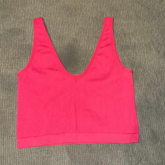 Colsie | Tops | Colsie Large Red Crop Tank Top | Poshmark